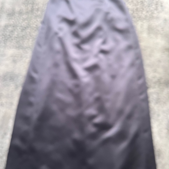 Nicole Miller | Skirts | Nicole Miller A Line Long Skirt Lined Gunmetal ...